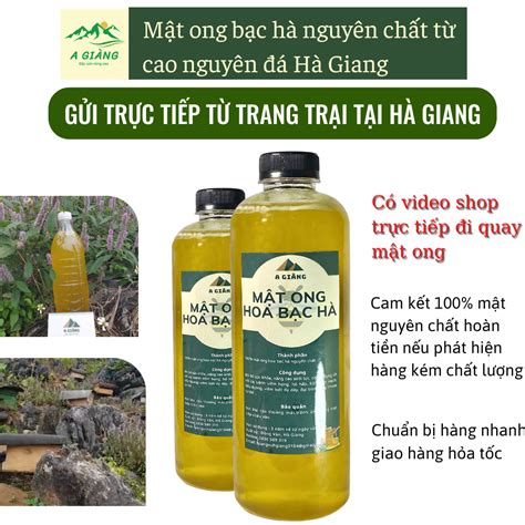 Mật Ong Bạc Hà Nguyên Chât Mật Ong Bạc Hà Gửi Trực Tiếp Từ Trang Trại