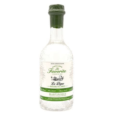 LA FAVORITE La Digue Récolte rhum blanc agricole cl Martinique