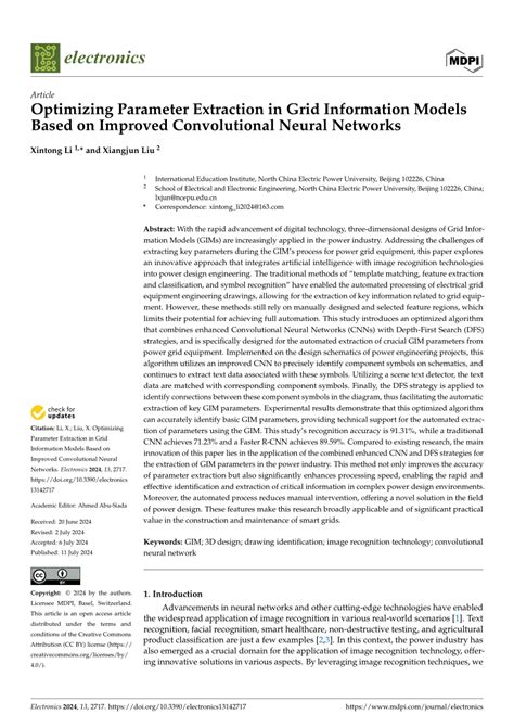 Pdf Optimizing Parameter Extraction In Grid Information Models Based