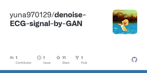 Github Yuna Denoise Ecg Signal By Gan