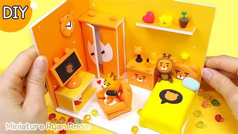 Miniature Room 롸~롸롸라이언이 한가득 미니어쳐 라이언 방 만들기 ｜ 희꽁 만들기 Youtube