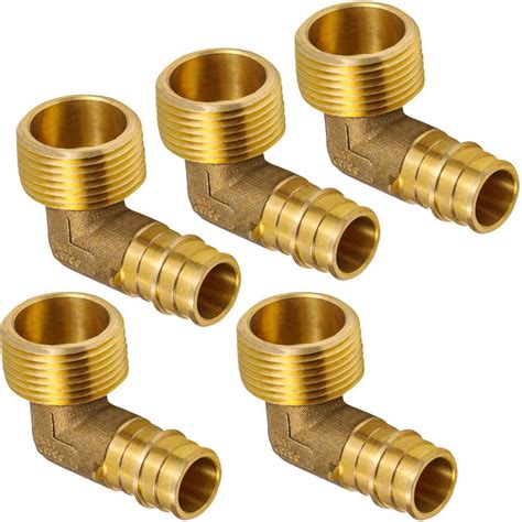 Plumbflex 34 In X 1 In Pex A X Mip Expansion Pex Elbow Lead Free