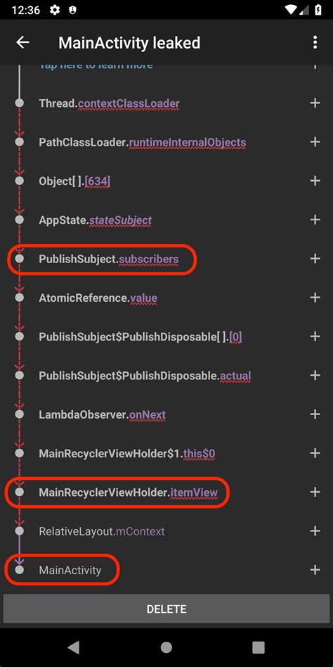 recyclerview 周りで割と簡単に起きるメモリリーク 2つとその解決方法 android qiita