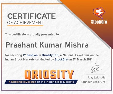 Prashant Kumar Mishra On Linkedin Opportunity Quizzing Learning