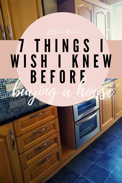 7 Things I Wish I Knew Before Buying A House