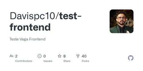 Github Davispc10test Frontend Teste Vaga Frontend