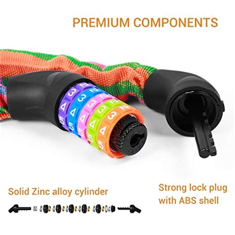 Sportneer Bike Lock 5 Digit Combination High Security