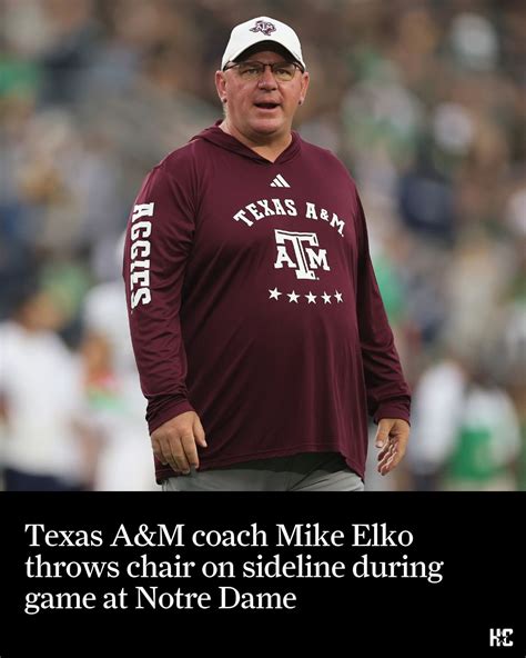 Houston Mike Elko A Former Defensive Coordinator Did Not Take Well To His Team Giving Up A