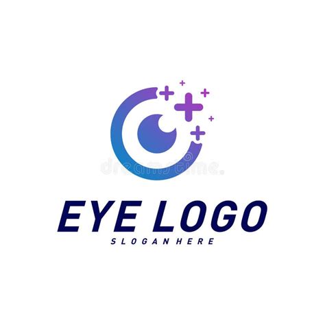 Ojos Con Vector Del Concepto De Dise O Del Logotipo De La Salud De Los