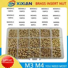 M M M M M M Set Di Calore In Ottone Inserto Dado Hot Melt Inserti Filettati Zigrinati