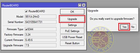 Upgrade Firmware Mikrotik