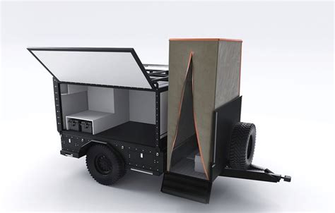 Camp Cube 2 In 1 Rv Drops Off Camper Pod To Become A Utility Trailer