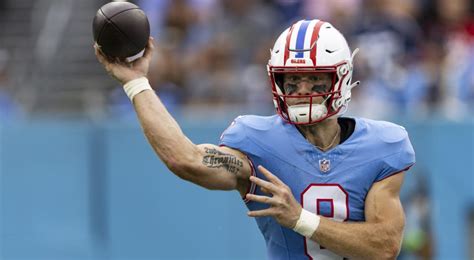 Titans Qb Will Levis Dealing With Sprained Ankle Hopes To Play Vs