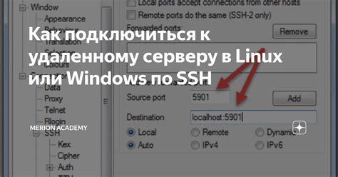 Как подключиться к удаленному серверу в Linux или Windows по Ssh