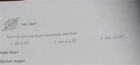 TRY THIS Sketch The Following Figures And StudyX
