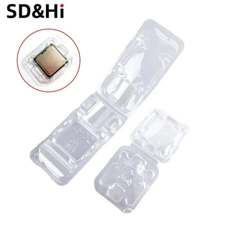 10pcs CPU Clamshell Tray Box Case Holder Protection For 754 905 938 939