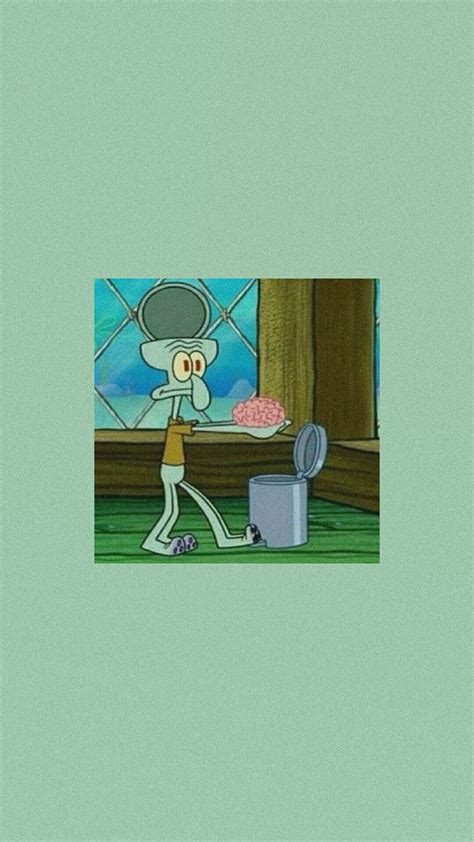 Squidward Character Wallpaper Spongebob By Clubnnn