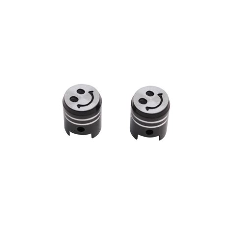 Bouchons De Valves Piston Anodis Noir