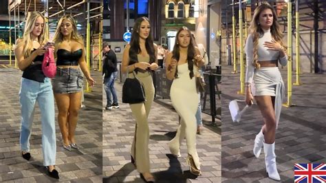 Leeds City England Uk Nightlife Walk Youtube