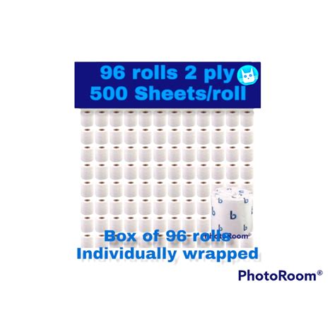 Retail 12798 96 Rolls 2 Ply 500 Sheets Per Roll Boardwalk® Two Ply
