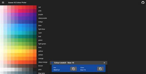 Github Lewweiming Quasar X Colour Picker Basic Colour Picker For
