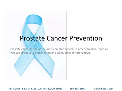 Prostate Cancer Prevention Cck Ppt