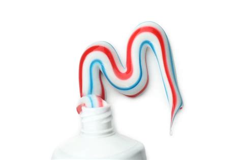 Premium Photo Toothpaste Isolated On White Background Close Up