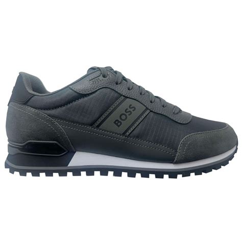 Hugo Boss Men S Dark Grey Parkour Runn Rsmx Trainers
