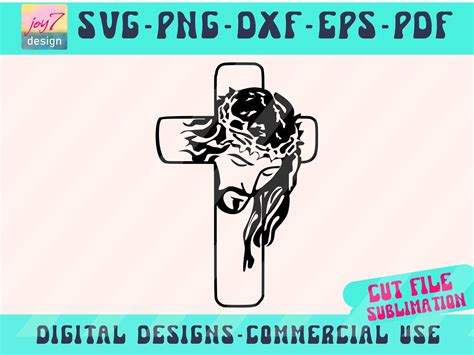 Jesus Cross Svg Png Pdf Crucifix Svg Christian Cross Svg Etsy Ireland