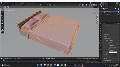 Realistic Bed 3 Variants Free Vr Ar Low Poly 3d Model Cgtrader