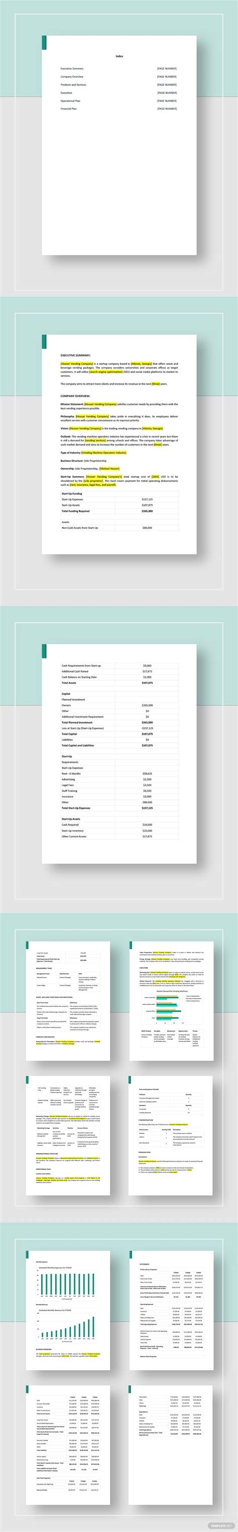 Vending Machine Proposal Template Printable And Enjoyable Learning