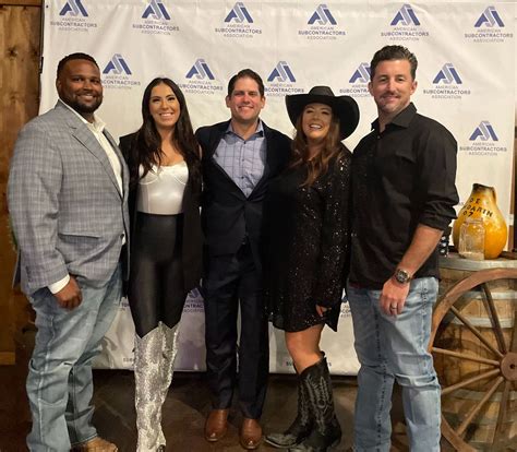Sean Ruff On Linkedin It Was Amazing Congratulating All The Winners At American Subcontractors…