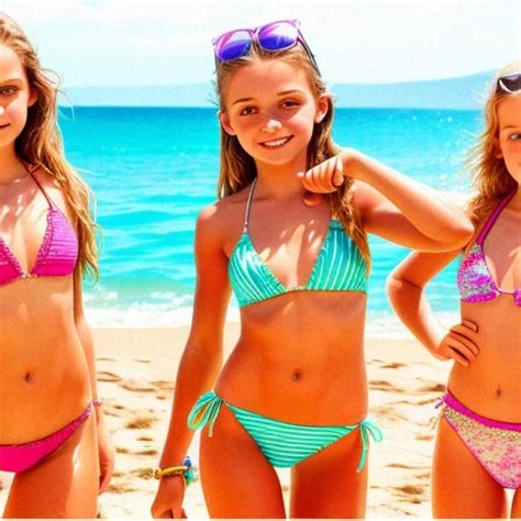 Tweens In Bikinis Free Ai Art Generator