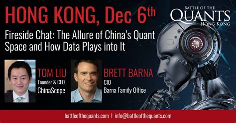 Mainland China Data Continues To Be A Topic Of Discussion Worldwide Battle Of The Quants
