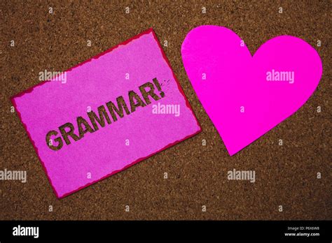 Handwriting Text Grammar Motivational Call Concept Meaning System And Structure Of A Language