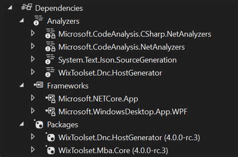 V4 Bootstrapper With Net 60 As A Prereq And Wpf Ui · Wixtoolset