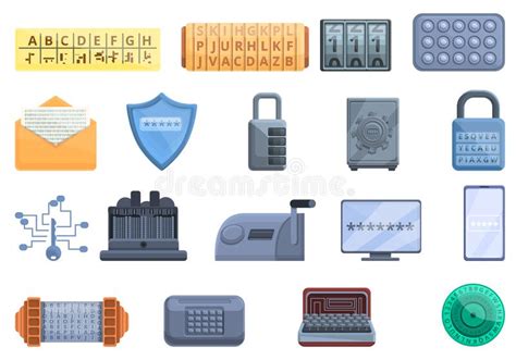 Tekenpictogrammen Instellen Tekenstijl Vector Illustratie