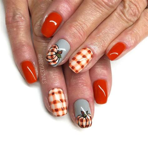 Pumpkin Nail Art Designs For Halloween Festival K4 Fashion
