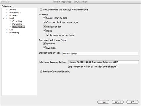 Netbeans Tip How To Add A © Symbol To Netbeans Javadocs