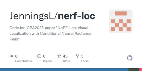 github jenningsl nerf loc code for icra2023 paper nerf loc visual