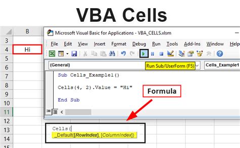 How To Get Value Of Cell In Excel Vba Printable Forms Free Online