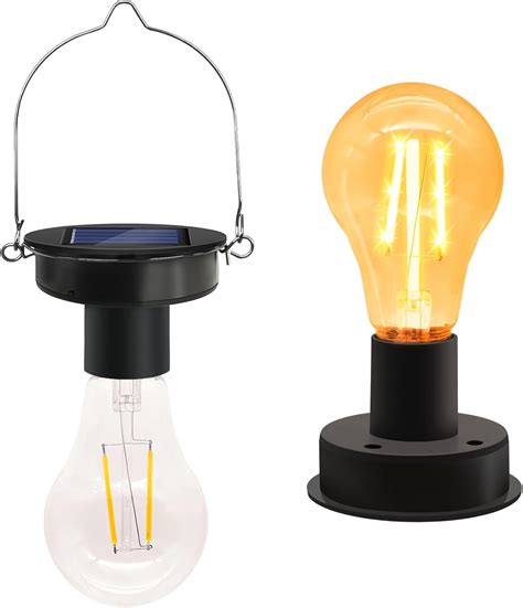 Solar Light Replacement Top With Bulb Waterproof Solar
