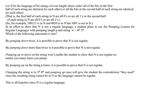 Solved Let N Be The Language Of Bit Strings Of Even Length Chegg Com