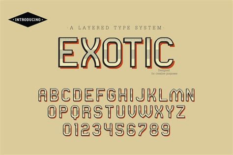 Premium Vector Exotic Typeface For Labels And Different Type Designs Premium Vector Exotic Typeface For Labels And Different Type Designs