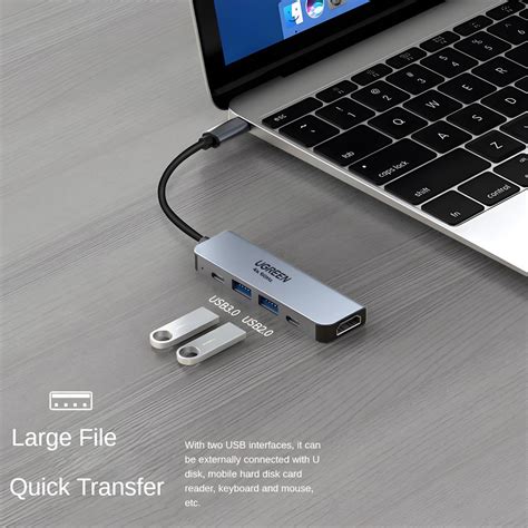 Ugreen Usb C Hub 4k Hdmi 5 In 16in17in1usb Hub 100w Usbc Macbook Pro
