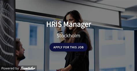 We Are Looking For An Hris Manager Who Will Be Responsible For Our Hr Software Managing