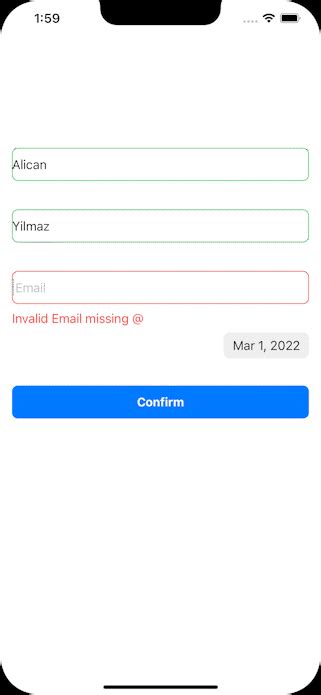 GitHub Alicanyilmazz FormValidationWithCombineFramework