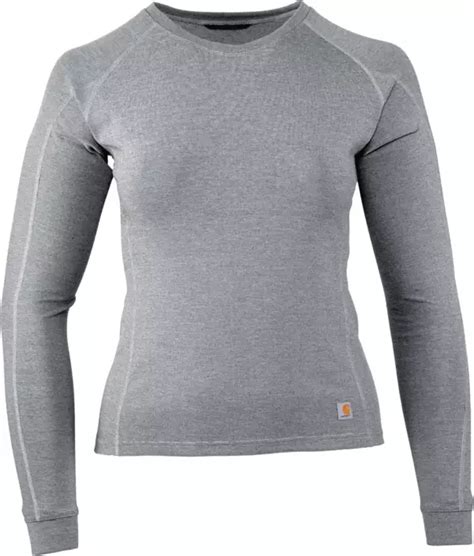 Carhartt Womens Base Force Heavyweight Crewneck Baselayer Shirt Dick