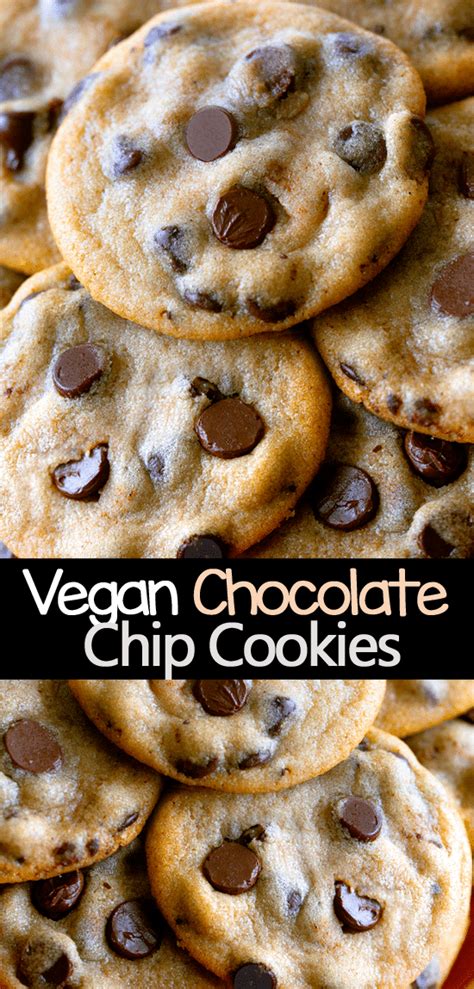 Vegan Chocolate Chip Cookies No Crazy Ingredients