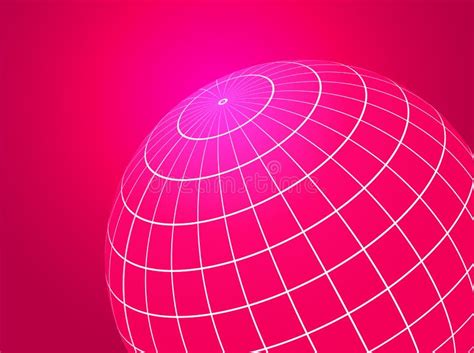 Globe Grid Stock Illustration Illustration Of Grid Glossy
